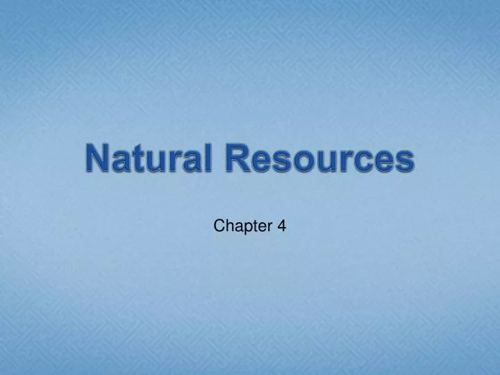 PPT - Natural Resources PowerPoint Presentation, free download - ID:3074267
