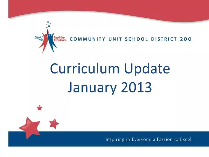 PPT - Curriculum Update January 2013 PowerPoint Presentation, free ...