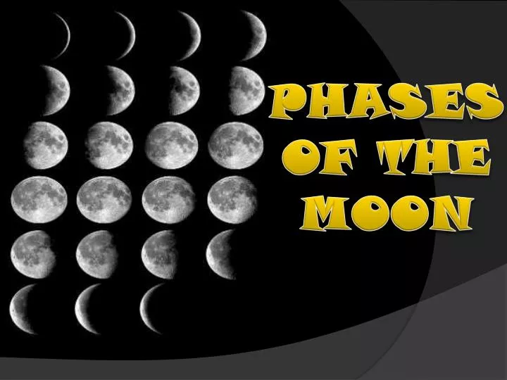 PPT - PHASES OF THE MOON PowerPoint Presentation, free download - ID ...
