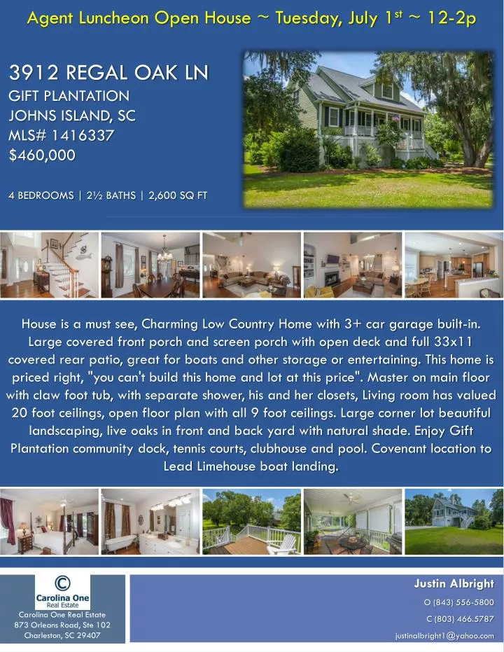 PPT - Justin Albright O (843) 556-5800 C (803) 466.5787 justinalbright1 ...