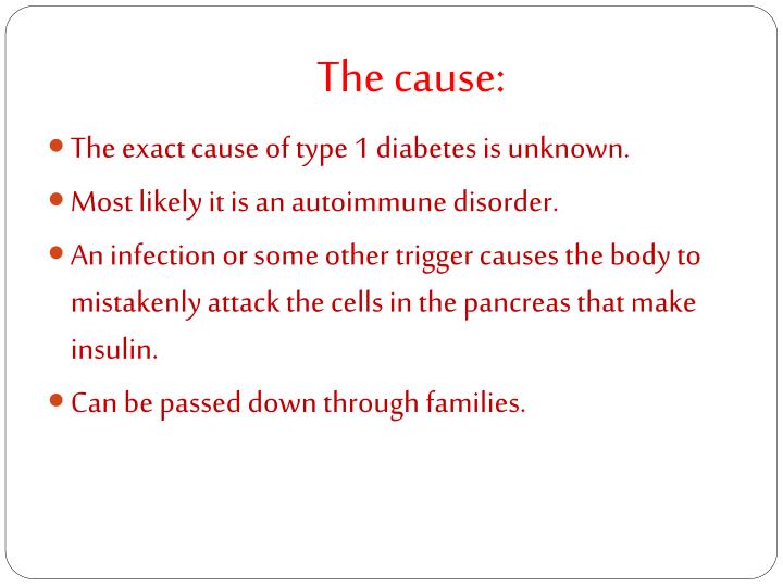 PPT - Type 1 Diabetes PowerPoint Presentation - ID:3075909