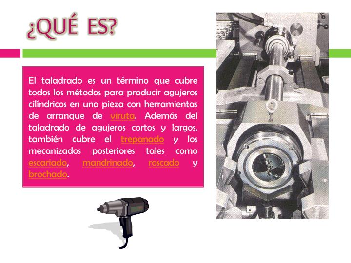 PPT - Taladrado y mandrilado PowerPoint Presentation - ID:3076006