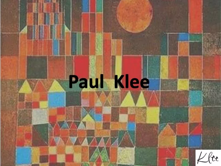 PPT - Paul Klee PowerPoint Presentation, free download - ID:3076603