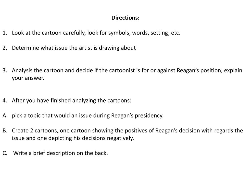 PPT - Reagan Political Cartoons PowerPoint Presentation, free download ...