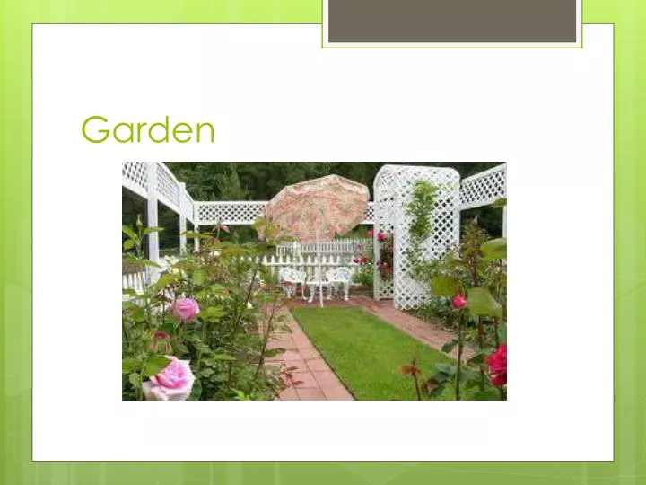 PPT - Garden PowerPoint Presentation, free download - ID:3077388
