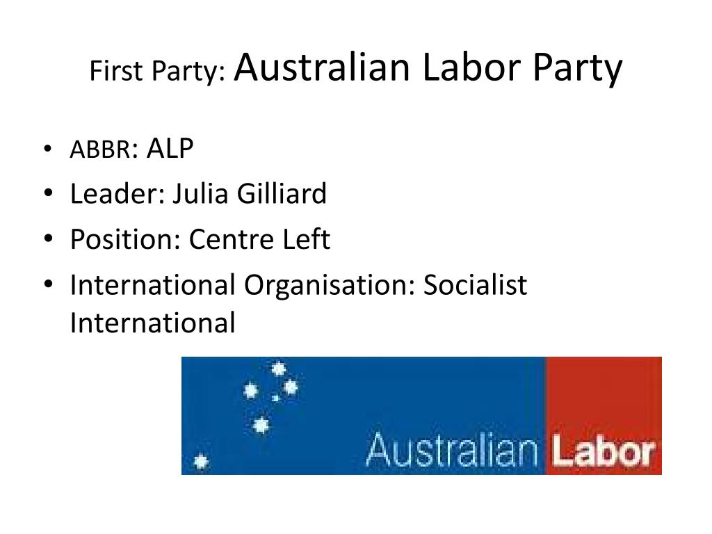 PPT - The Politicial Parties of Australia PowerPoint Presentation, free ...