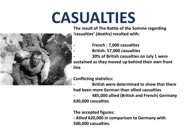 PPT - THE BATTLE OF THE SOMME PowerPoint Presentation - ID:3078312