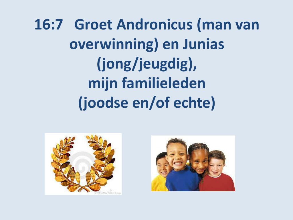 PPT - Romeinen 16 - groeten Pezen en banden PowerPoint Presentation ...