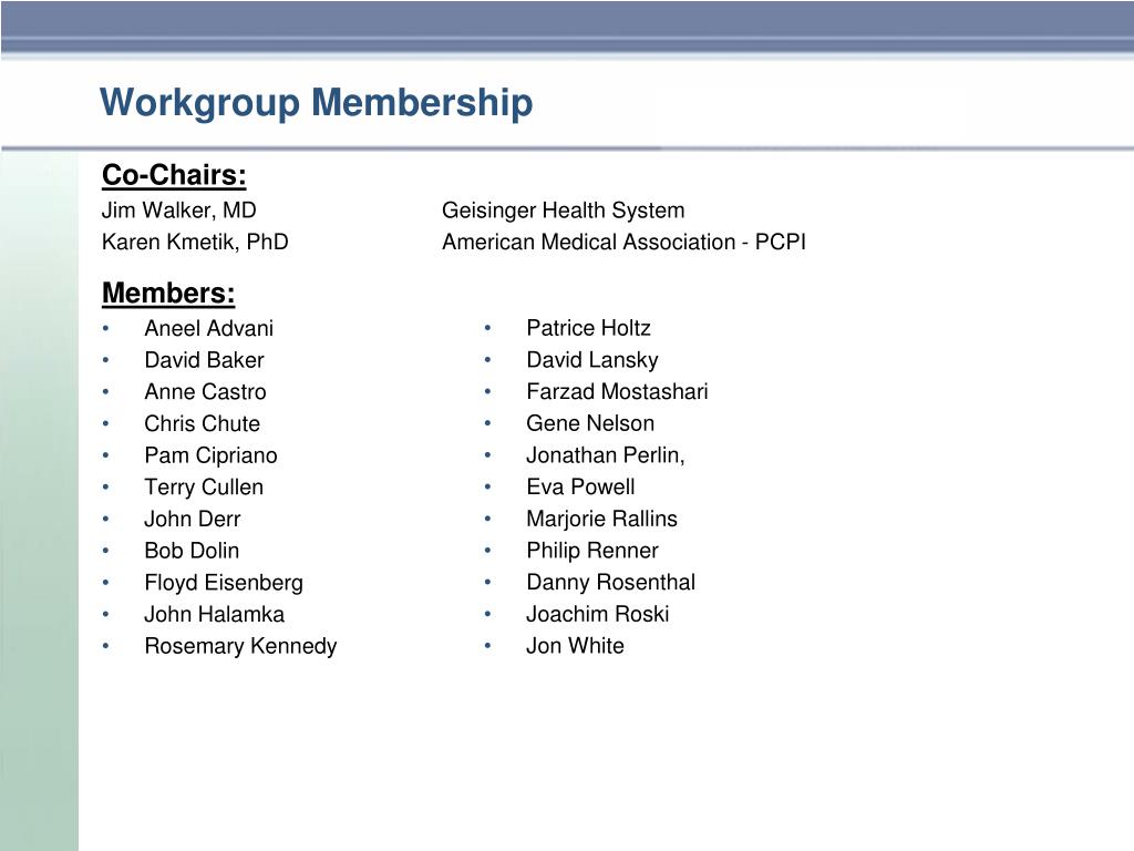 PPT - HIT Policy Committee Clinical Quality Workgroup Presentation to ...
