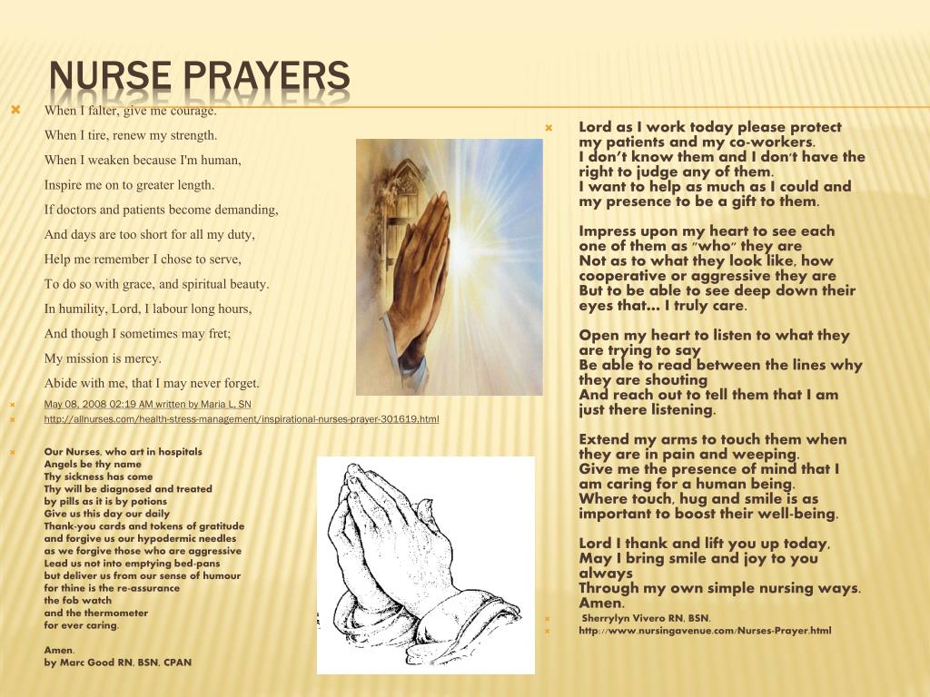 PPT - PRAYER NURSING 310 JACQUELINE SWANTON PowerPoint Presentation ...