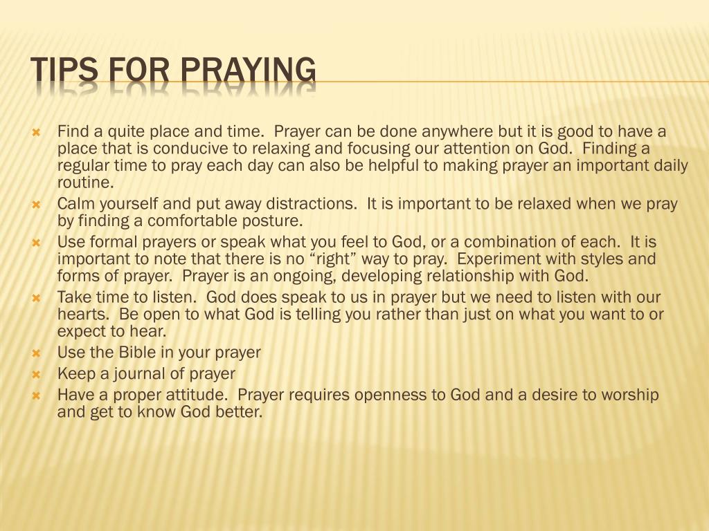 PPT - PRAYER NURSING 310 JACQUELINE SWANTON PowerPoint Presentation ...