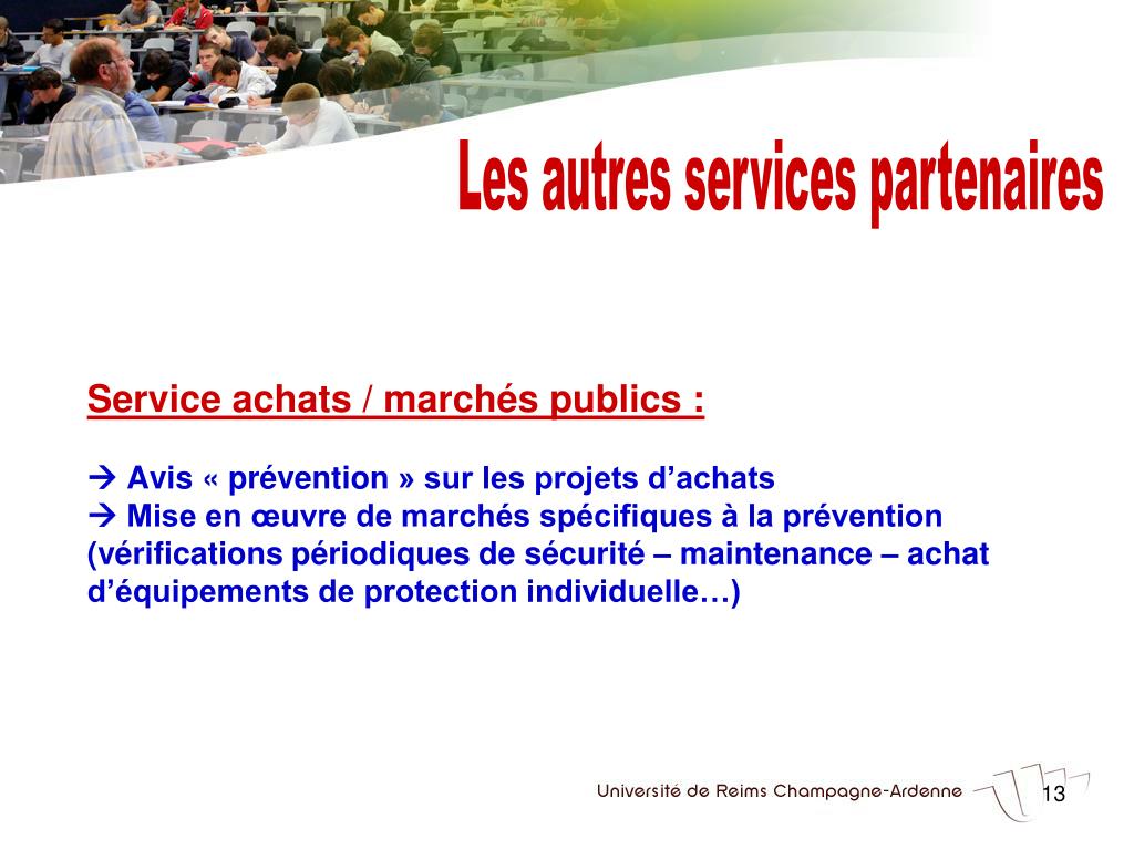 PPT - L’ORGANISATION DE LA PREVENTION DES RISQUES DANS NOS ...
