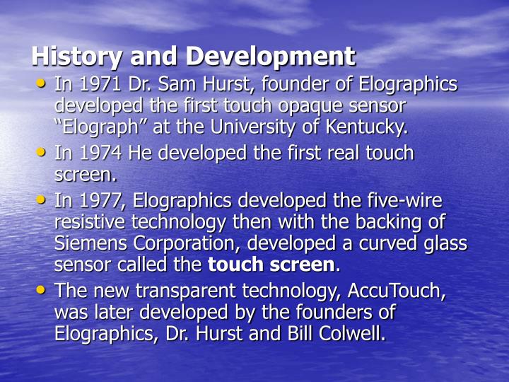 PPT - Touch screen technology PowerPoint Presentation - ID:3079834