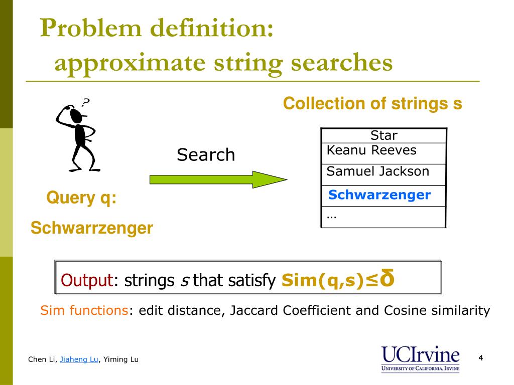 Ppt Efficient Merging And Filtering Algorithms For Approximate String Searches Powerpoint