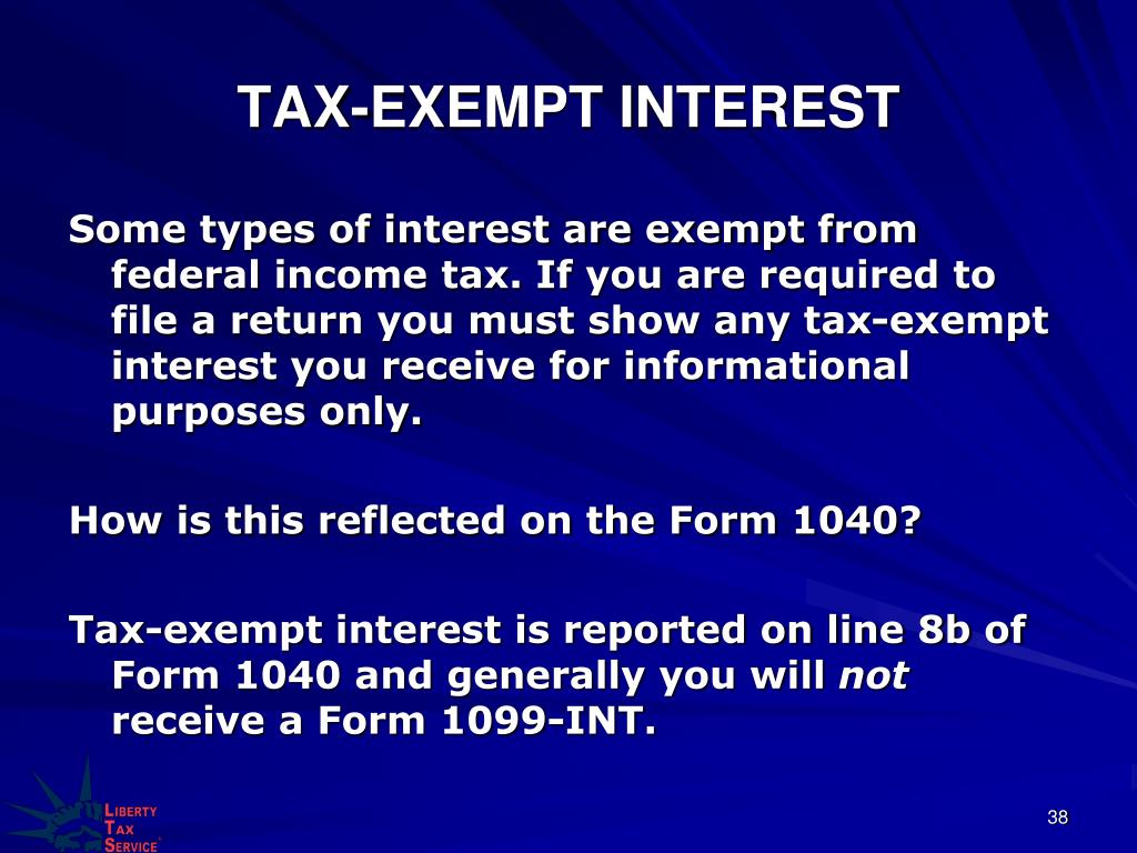 PPT - Liberty Tax Service Basic Income Tax Course Lesson 5 PowerPoint ...