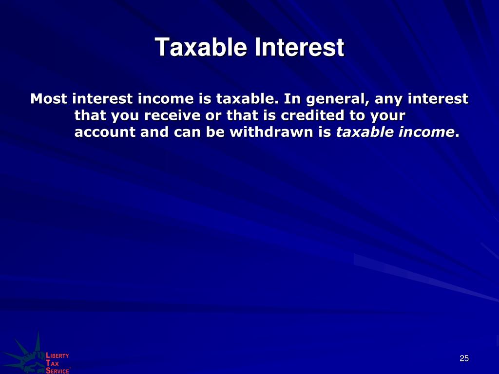 PPT - Liberty Tax Service Basic Income Tax Course Lesson 5 PowerPoint ...