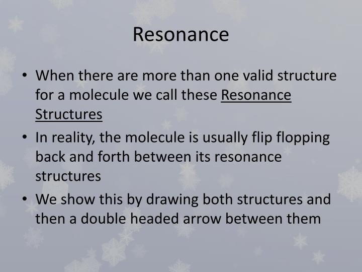 Resonance Meaning
