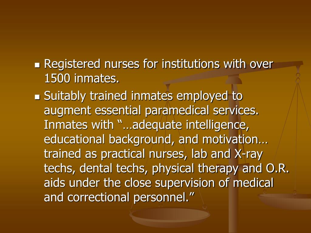 PPT - A History of Correctional Standards PowerPoint Presentation, free ...