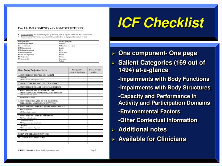 PPT - The ICF and statistics on disability and health PowerPoint ...