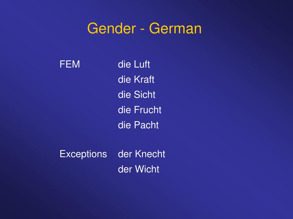 PPT - Parts-of-speech English-German PowerPoint Presentation, free ...