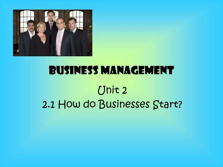 PPT - Business Management PowerPoint Presentation, free download - ID ...