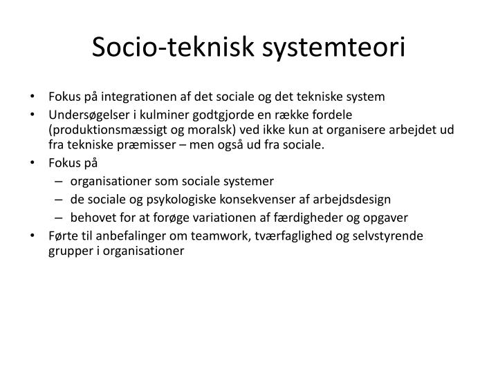 PPT - Organisationsteori PowerPoint Presentation - ID:3082930