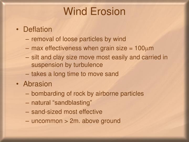 PPT - Aeolian Process and Landforms Desert Landscapes PowerPoint ...