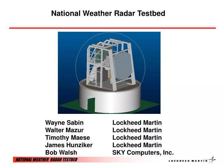 PPT - National Weather Radar Testbed PowerPoint Presentation, free ...