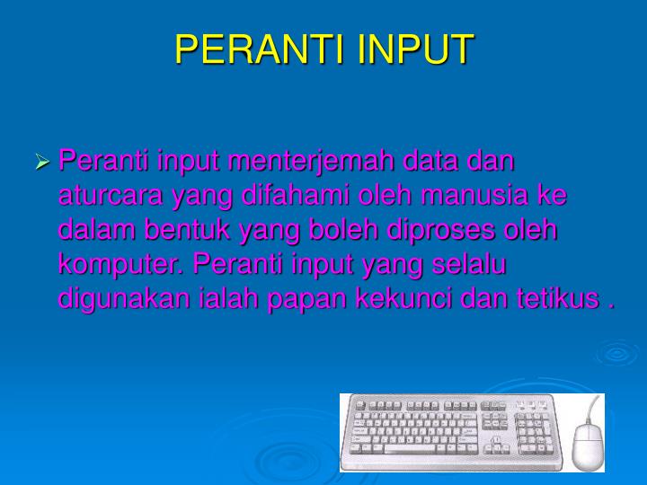 PPT - PENGENALAN KEPADA KOMPUTER (PERKAKASAN) PowerPoint Presentation ...