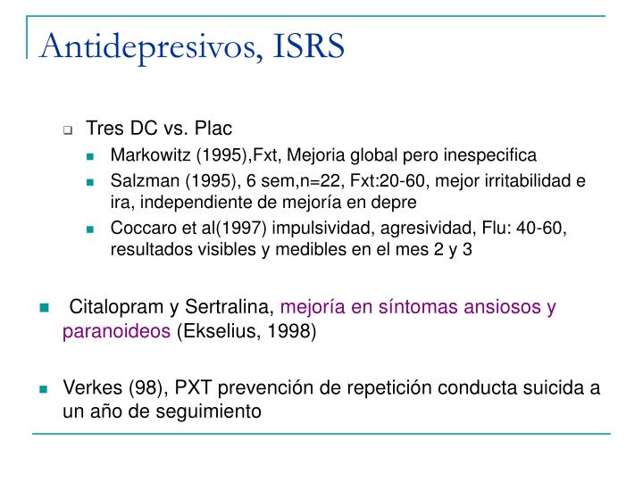PPT - Manejo farmacológico de los Trastornos de Personalidad PowerPoint ...