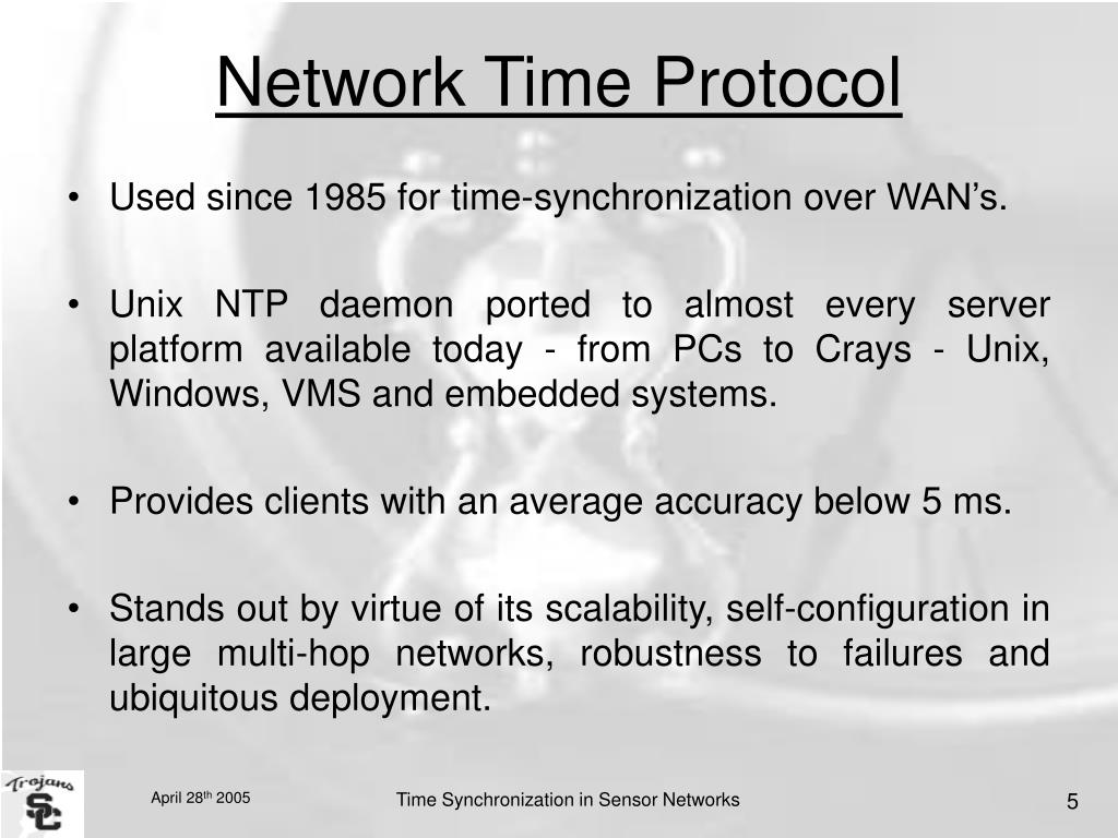 Ppt Time Synchronization In Sensor Networks Powerpoint Presentation