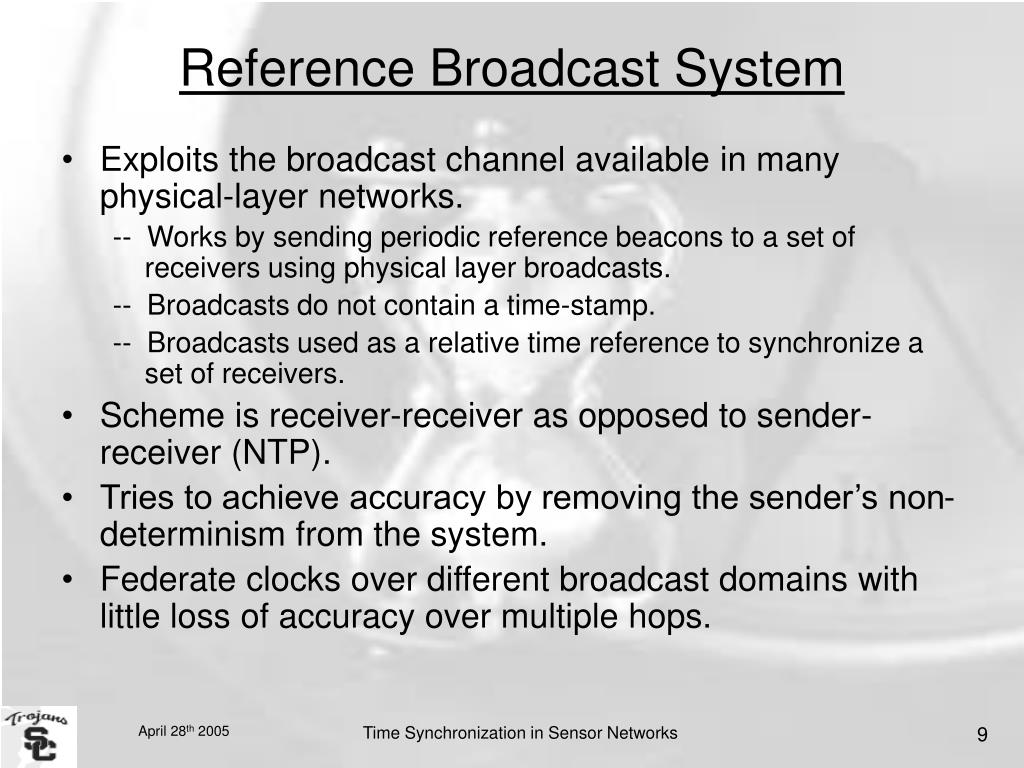 Ppt Time Synchronization In Sensor Networks Powerpoint Presentation