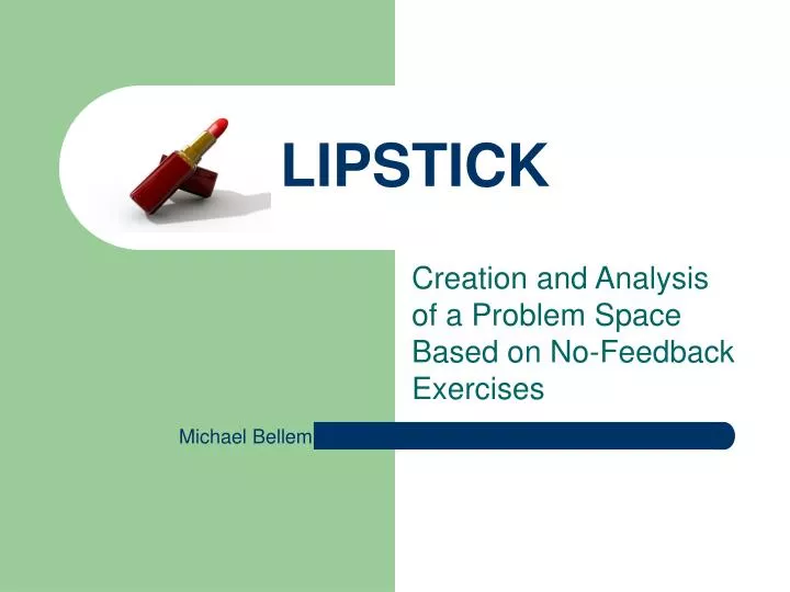PPT - LIPSTICK PowerPoint Presentation, free download - ID:3085074