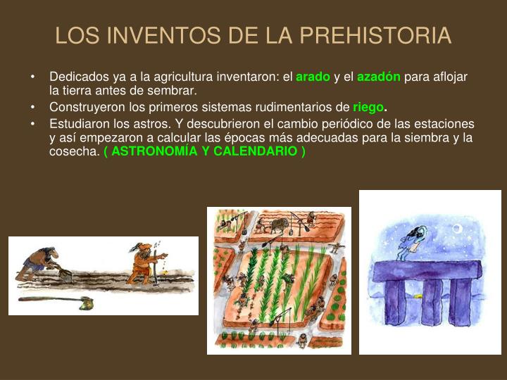 PPT - LOS INVENTOS DE LA PREHISTORIA PowerPoint Presentation - ID:3085188