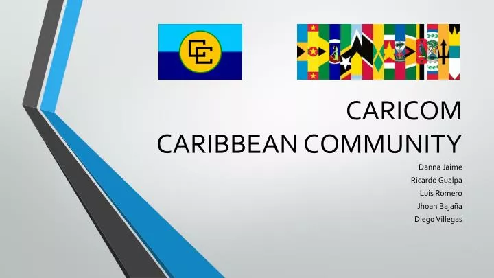 PPT - CARICOM CARIBBEAN COMMUNITY PowerPoint Presentation, free ...