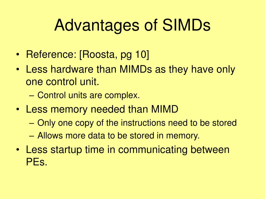 Ppt Simd And Associative Computational Models Powerpoint Presentation