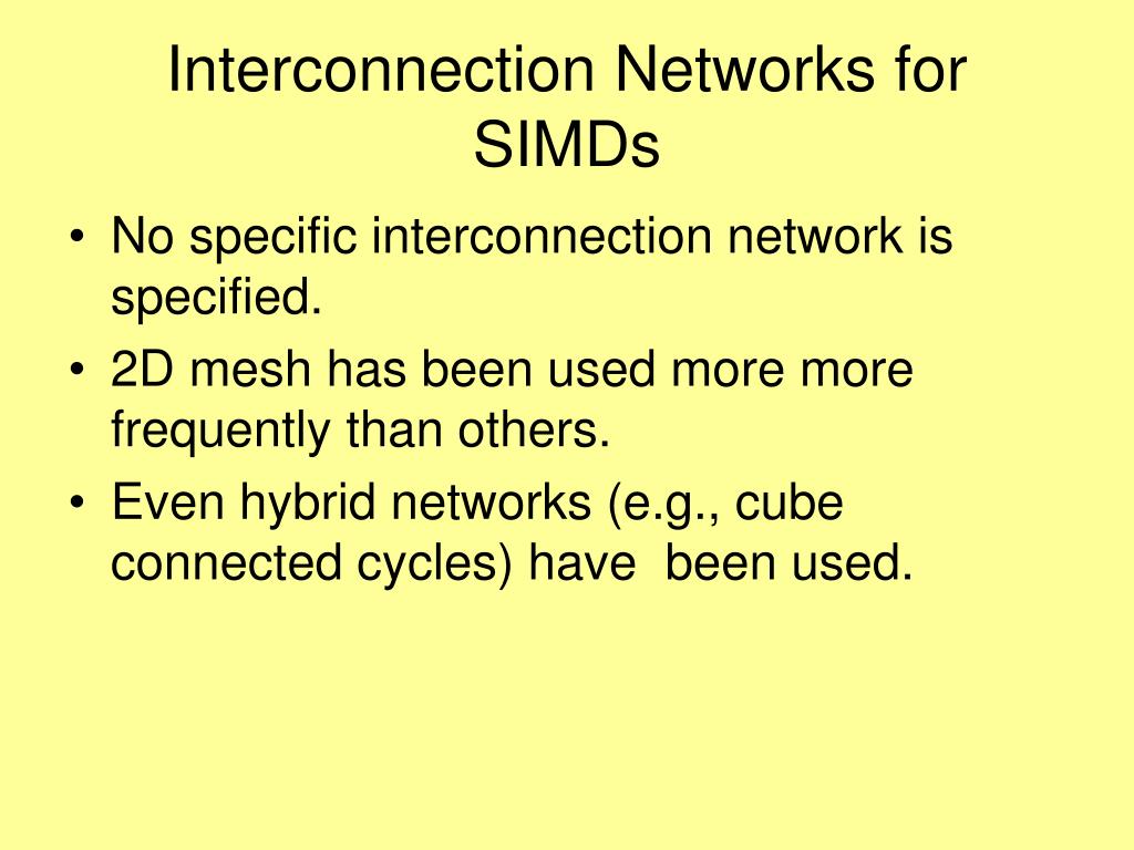 Ppt Simd And Associative Computational Models Powerpoint Presentation