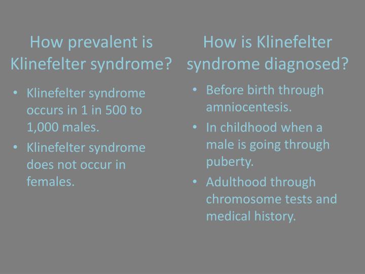 PPT - Klinefelter Syndrome PowerPoint Presentation - ID:3085615
