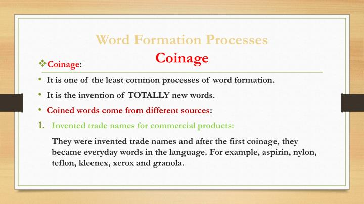 PPT - Word Formation PowerPoint Presentation - ID:3085756