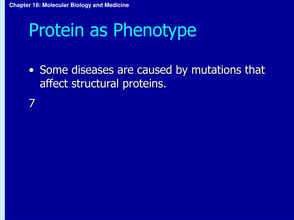 PPT - CHAPTER 18 Molecular Biology and Medicine PowerPoint Presentation ...