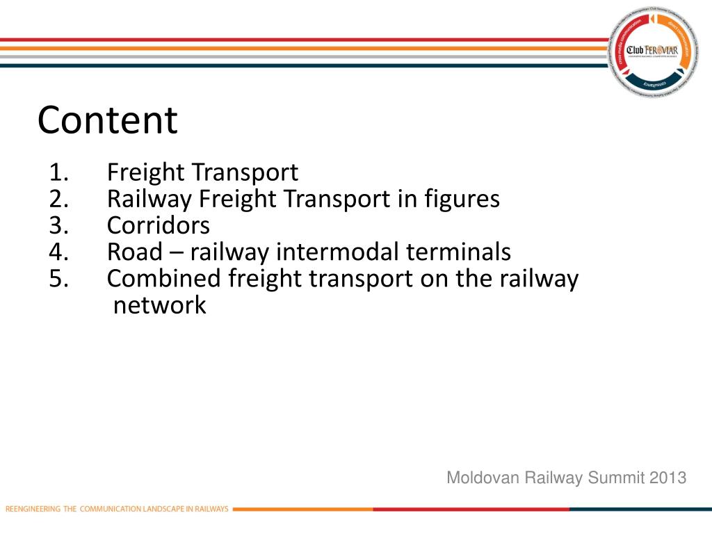 PPT - Opportunities for rail freight transport PowerPoint Presentation ...