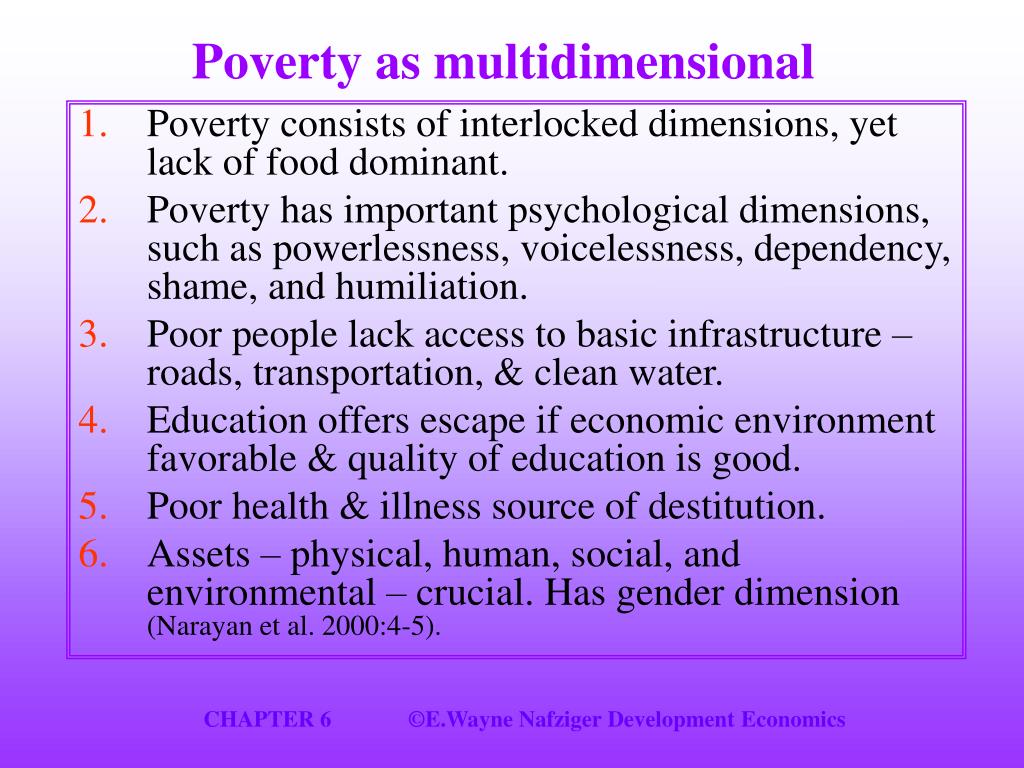 PPT - Chapter 6 Poverty, Malnutrition and Income Inequality PowerPoint ...
