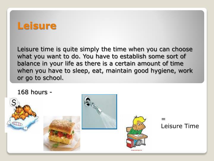 PPT - Leisure and Recreation PowerPoint Presentation - ID:3086801