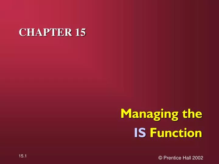 Ppt Chapter 15 Powerpoint Presentation Free Download Id 3087927