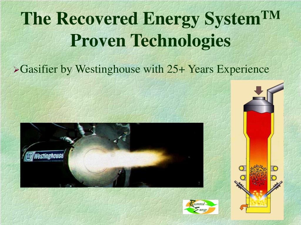 PPT - Recovered Energy, Inc. presents The Recovered Energy System ...