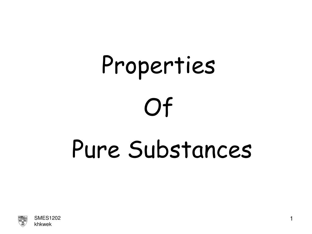 Ppt Properties Of Pure Substances Powerpoint Presentation Free