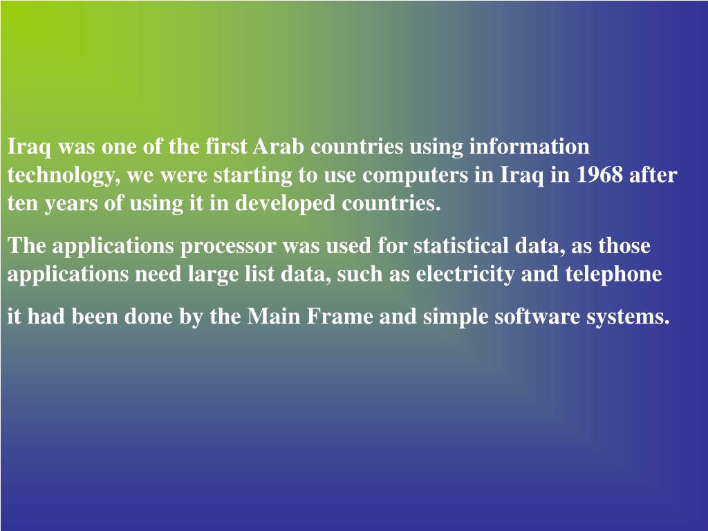 PPT - Republic of Iraq Ministry of Agriculture PowerPoint Presentation ...