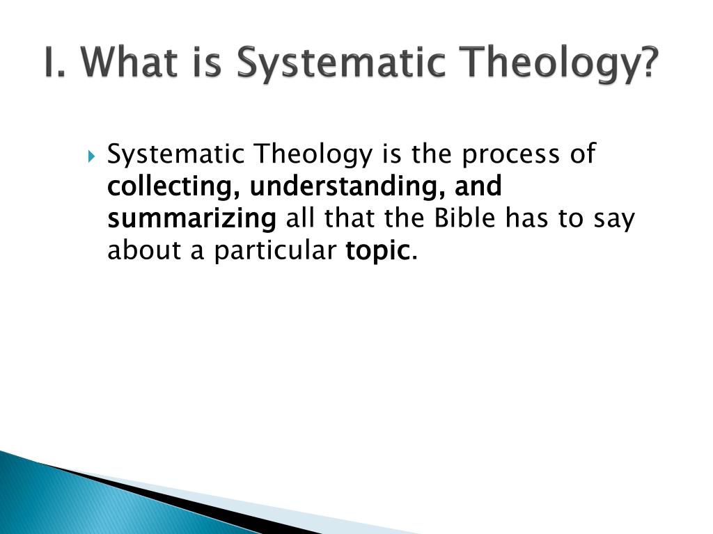 PPT - Welcome to Cornerstone Bible Institute Theology I: Bibliology and ...