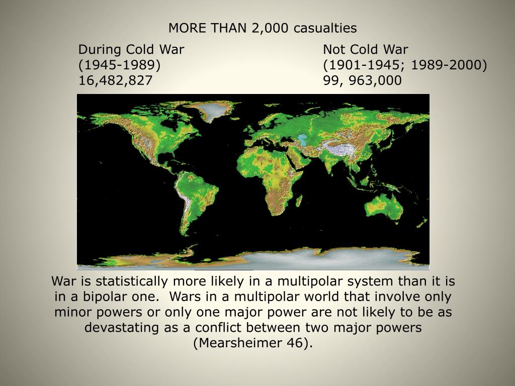 PPT - The Bipolarity of the Cold War created a period of peace and ...