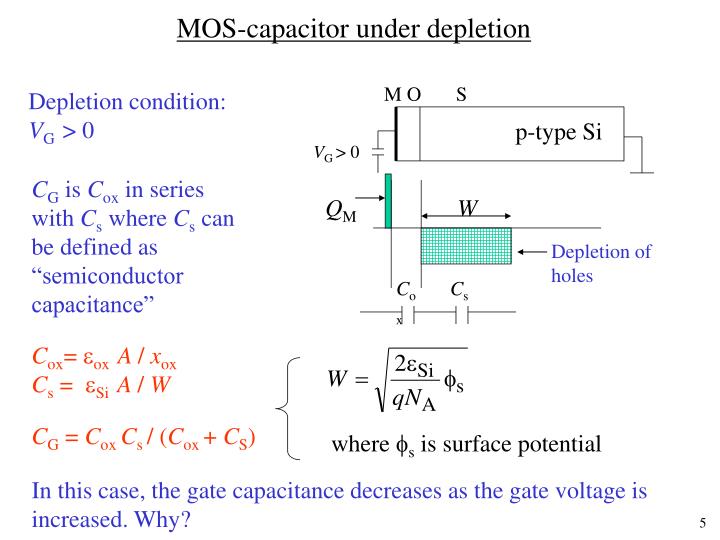 PPT - Chapter 16-3. MOS C-V characteristics PowerPoint Presentation ...